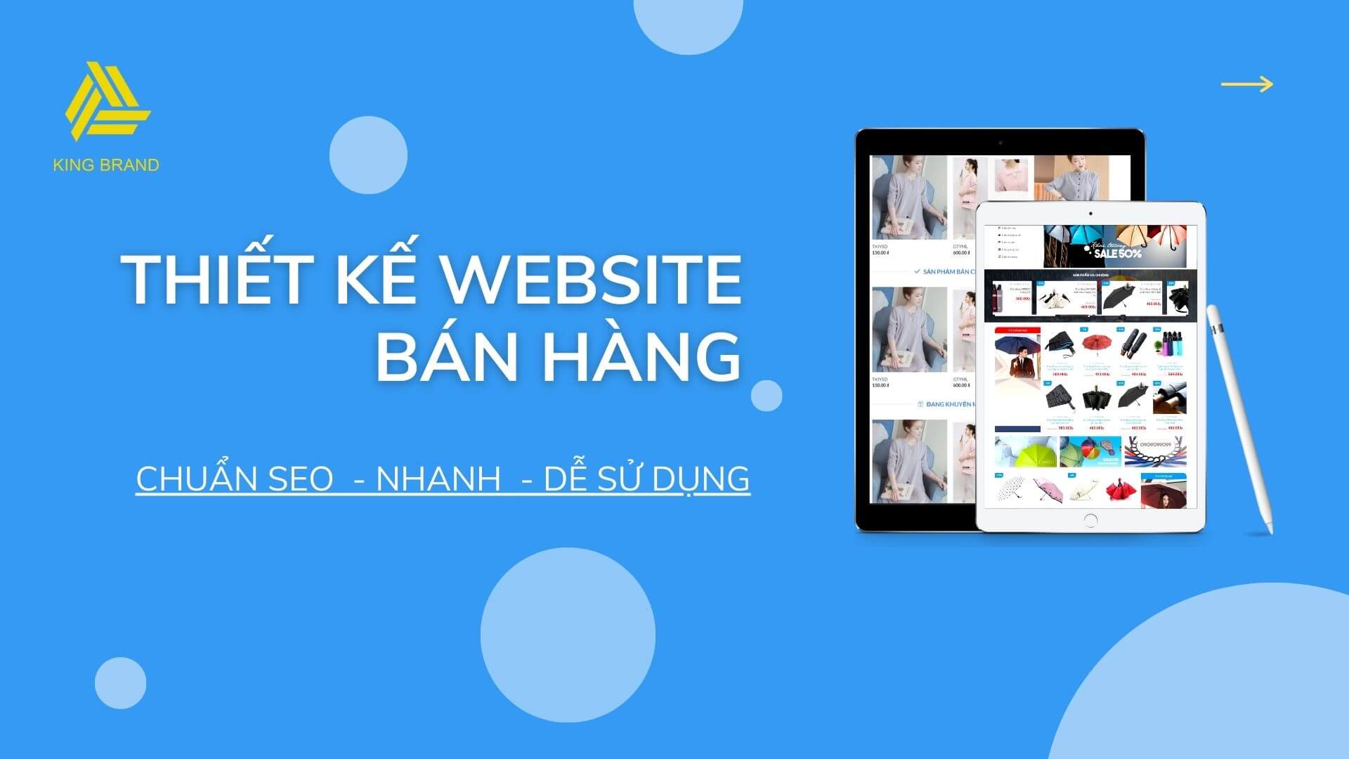 Thiết Kế Website Bán Hàng Chuẩn SEO, Giao Diện Đẹp